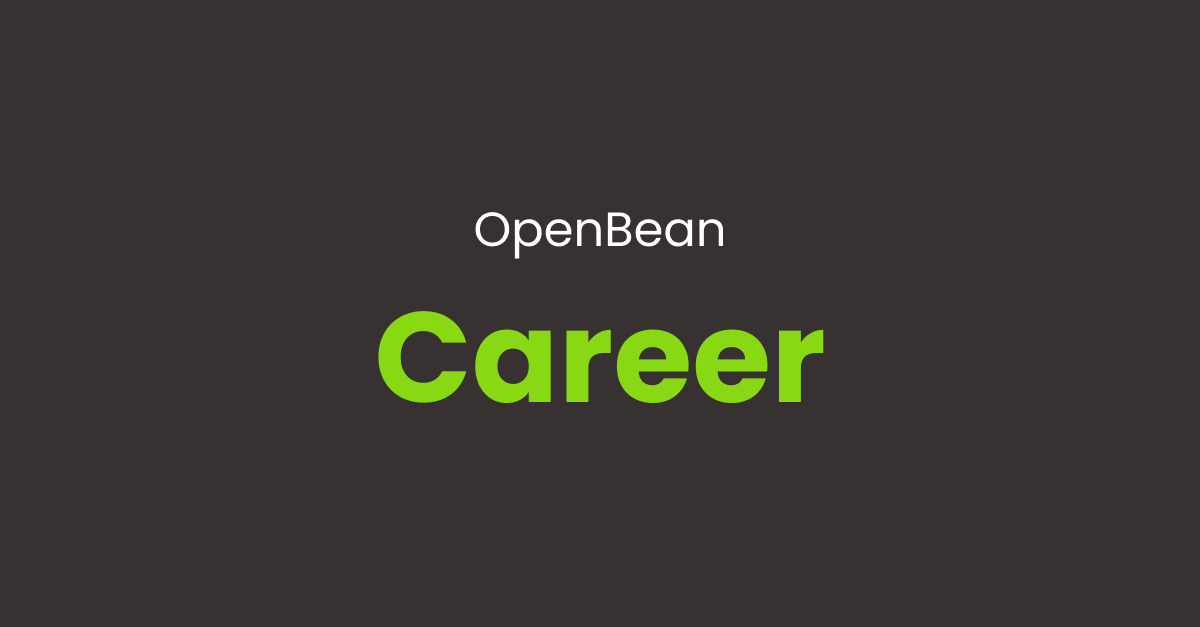Career | OpenBean 💚